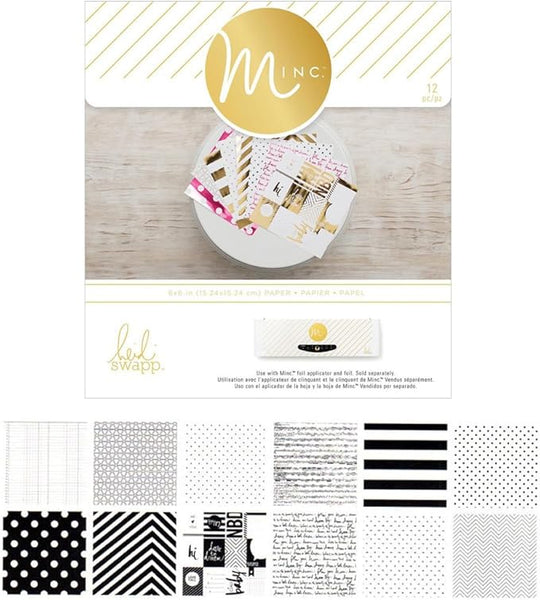 Minc Signature 6x6 Paper Pads by Heidi Swapp – ItsyBitsyHaven