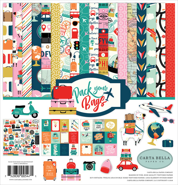 Echo Park Pack Your Bags Collection Kit – ItsyBitsyHaven